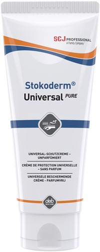 Handcrème SCJ Stokoderm Universal Pure parfumvrij 100ml - Datas Kantoor ...