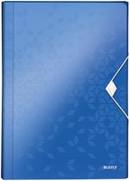 Projectmap Leitz WOW voor A4 6 vaks PP blauw - Datas Kantoor Kompleet