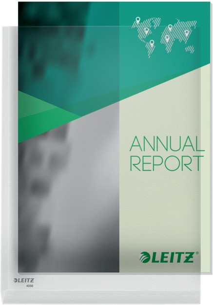 Insteekmap L-model Leitz premium A4 0.17mm PVC met expansievouw nerf 5 ...