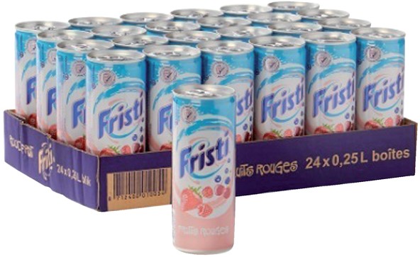 Frisdrank Fristi blik 250ml - Datas Kantoor Kompleet